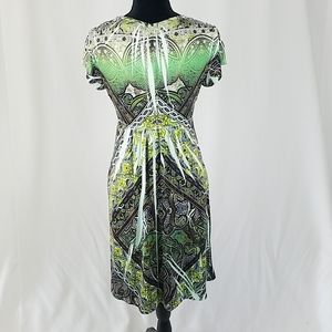 ONE WORLD | Dresses | One World Women S Dress Short Sleeve Below Knee ...